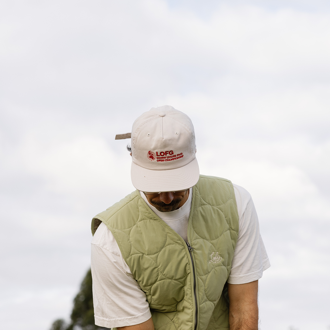 Down Under (Par) Championship Cap - Bone | Left of Field Golf